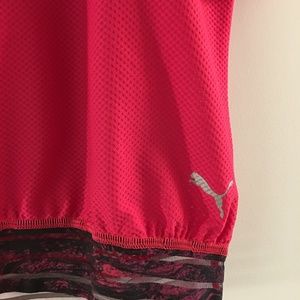 Puma | Tops | Puma Pink Active Mesh Top | Poshmark